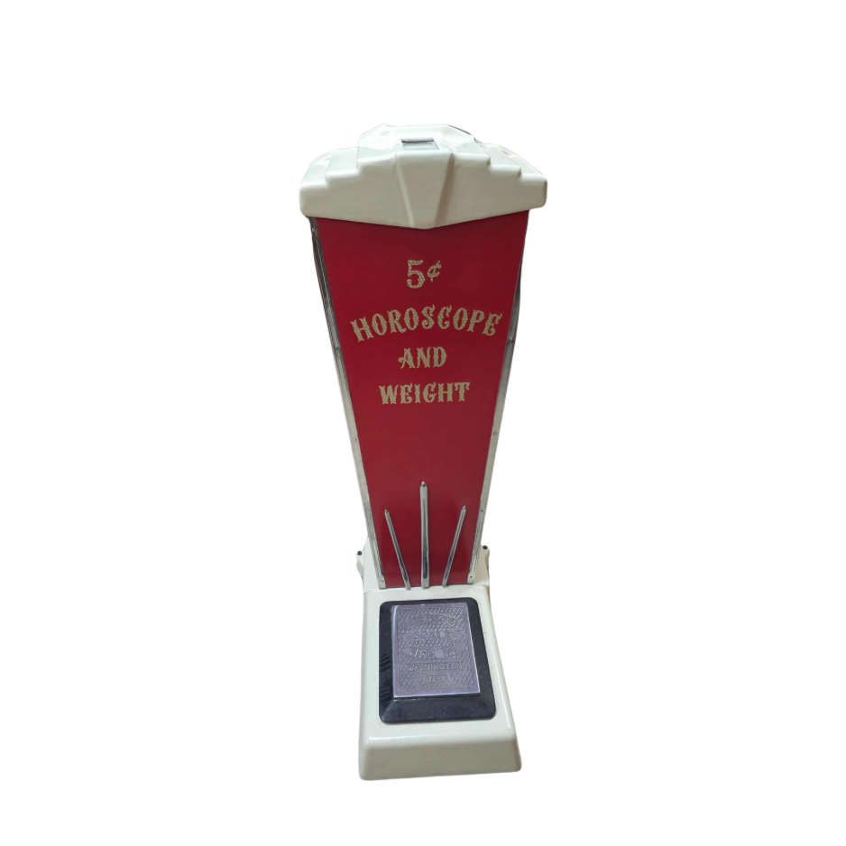 Vintage 5 Cent Horoscope & Weight Scale – Town & Country Sales